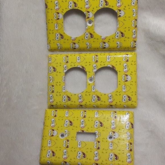 Other | Spongebob Faces Light Switch And Outlet Covers | Poshmark